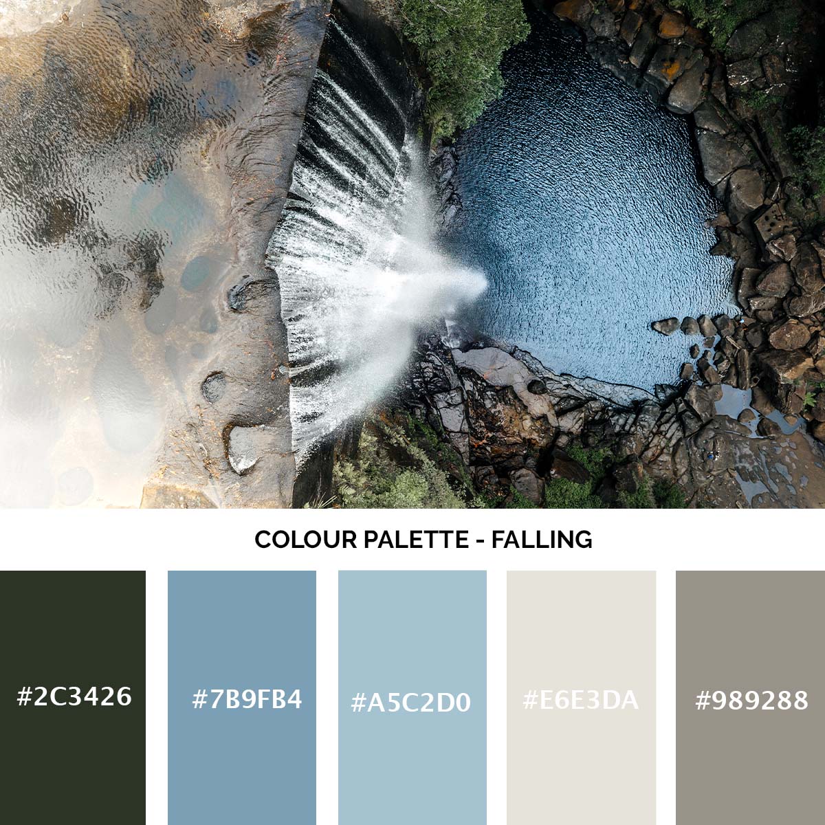 Falling | Nature Waterfall Photo Print Art by Frame Chasers – FRAME CHASERS